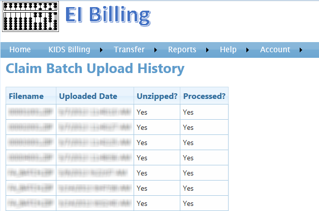 Processing a KIDS Bill - Ei-Hub