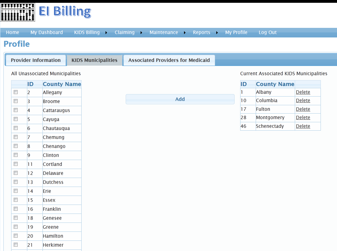 Setting Up a Provider Profile - Ei-Hub