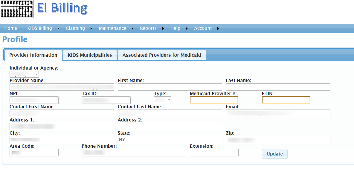 Dashboard Error Messages - Ei-Hub